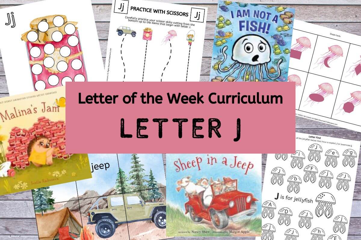 Letter of the Week Preschool Curriculum: Letter J - Printables and ...