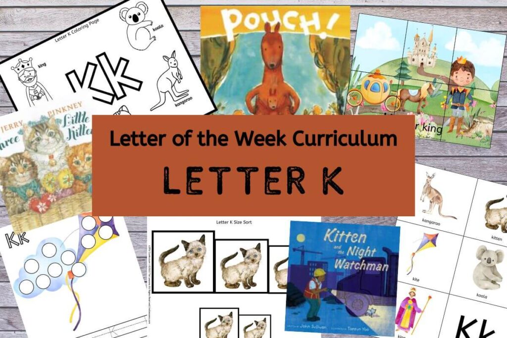 Letter of the Week Preschool Curriculum: Letter K - Printables and ...