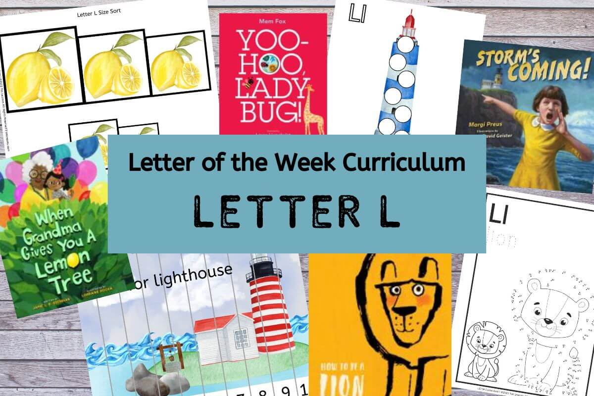 Letter of the Week Preschool Curriculum: Letter L - Printables and ...