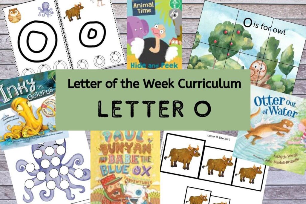 Letter of the Week Preschool Curriculum: Letter O - Printables and ...