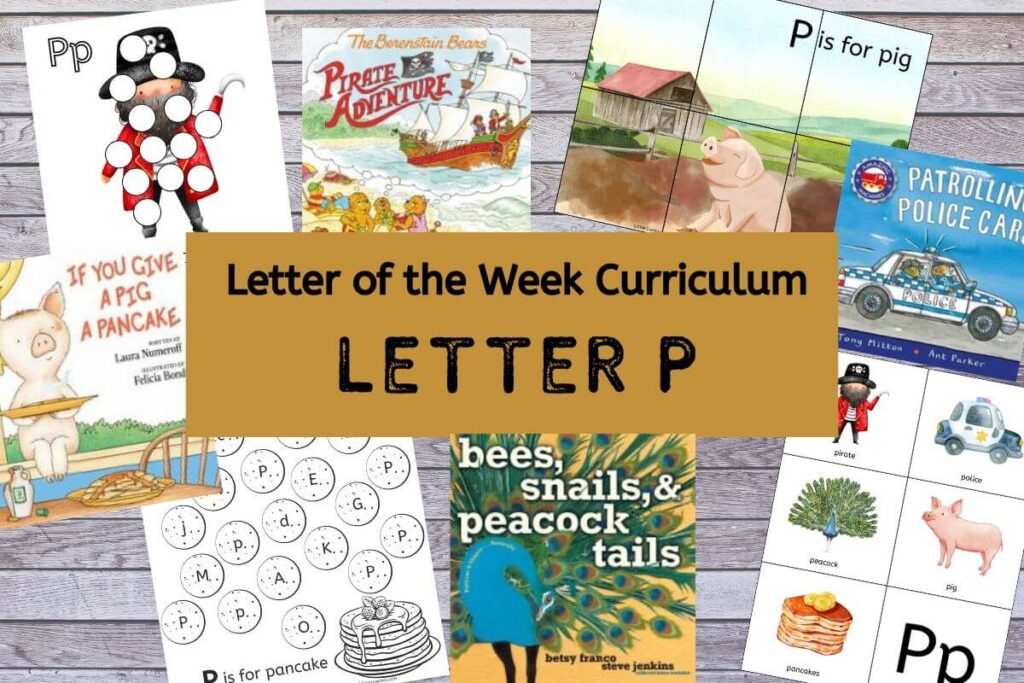 Letter of the Week Preschool Curriculum: Letter P - Printables and ...