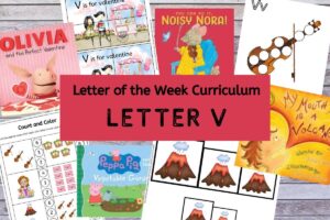 Letter of the Week Preschool Curriculum: Letter V - Printables and ...
