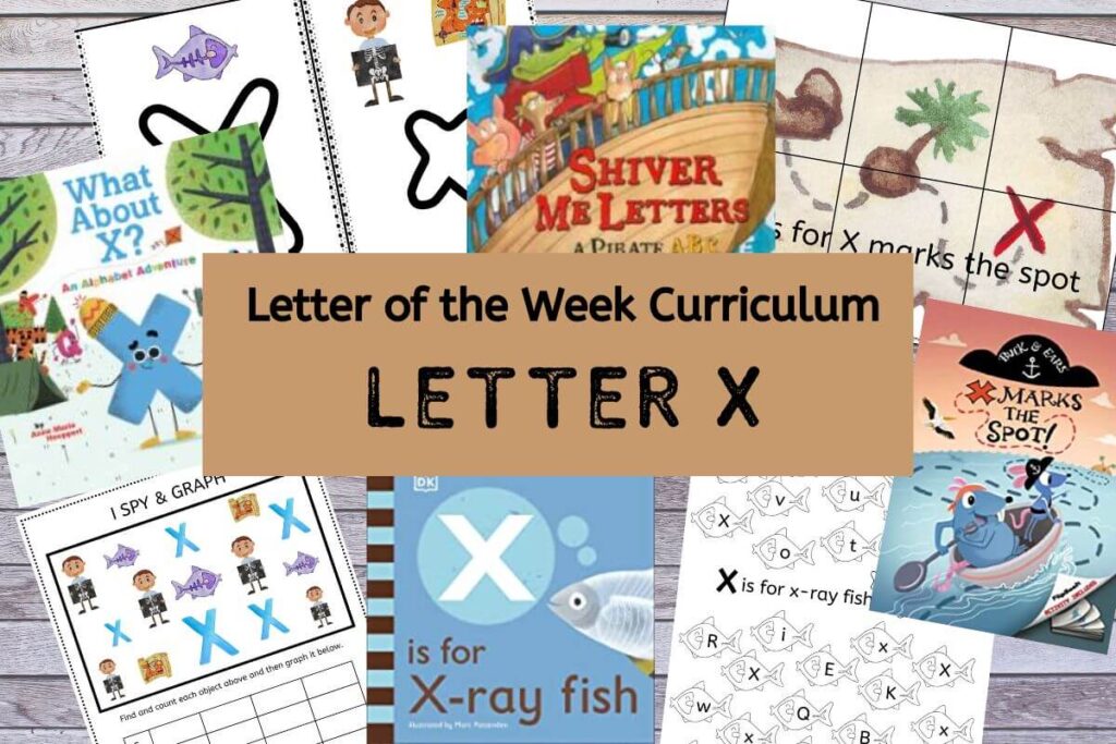 Letter of the Week Preschool Curriculum: Letter X - Printables and ...