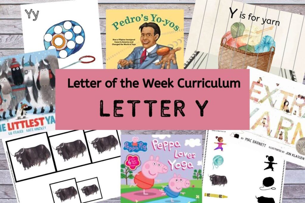 Letter of the Week Preschool Curriculum: Letter Y - Printables and ...