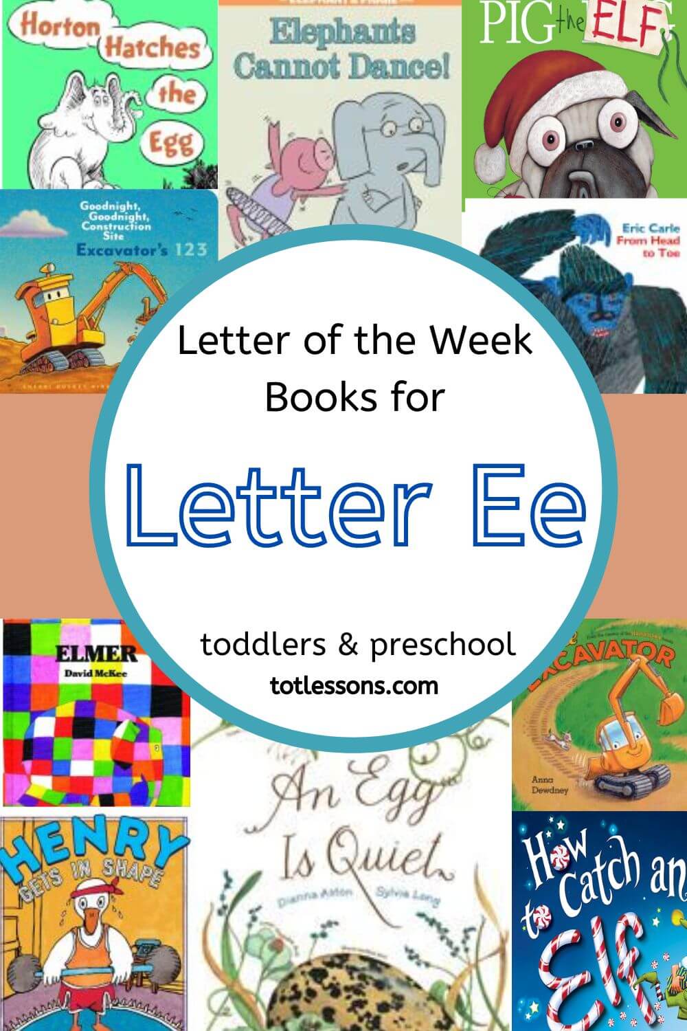 Letter of the Week Preschool Curriculum: Letter E - Printables and ...