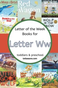 Letter of the Week Preschool Curriculum: Letter W - Printables and ...