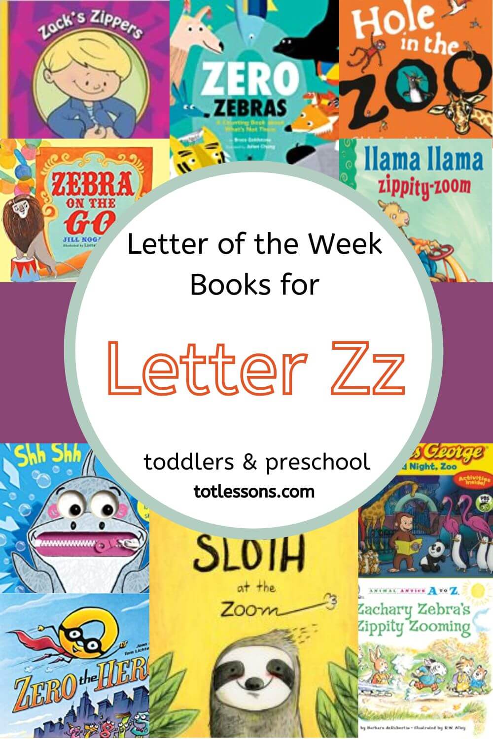 Letter of the Week Preschool Curriculum: Letter Z - Printables and ...